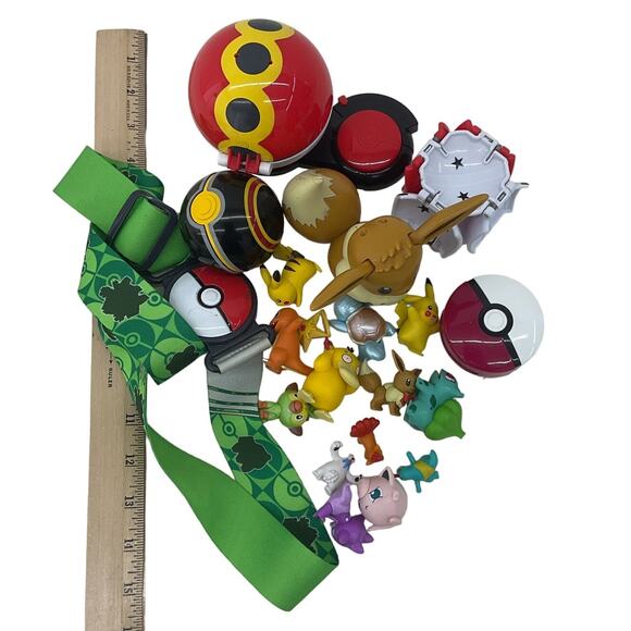 Pokemon | Toys | Preowned Pokemon Action Figures Toys Cake Toppers Lot ...